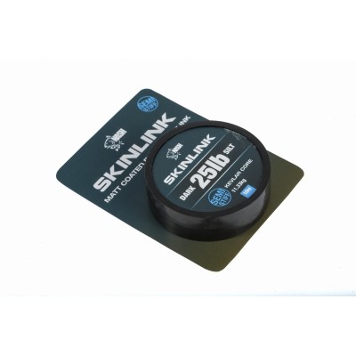 NASH SKYNLINK Matt Coated Braid Hooklink 25lb Gravel Brown